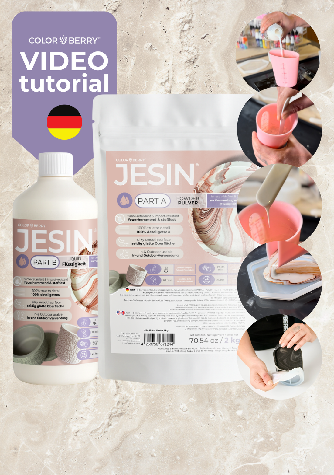JESIN® VIDEO TUTORIALS – Deine kreative Reise beginnt hier – COLORBERRY ...